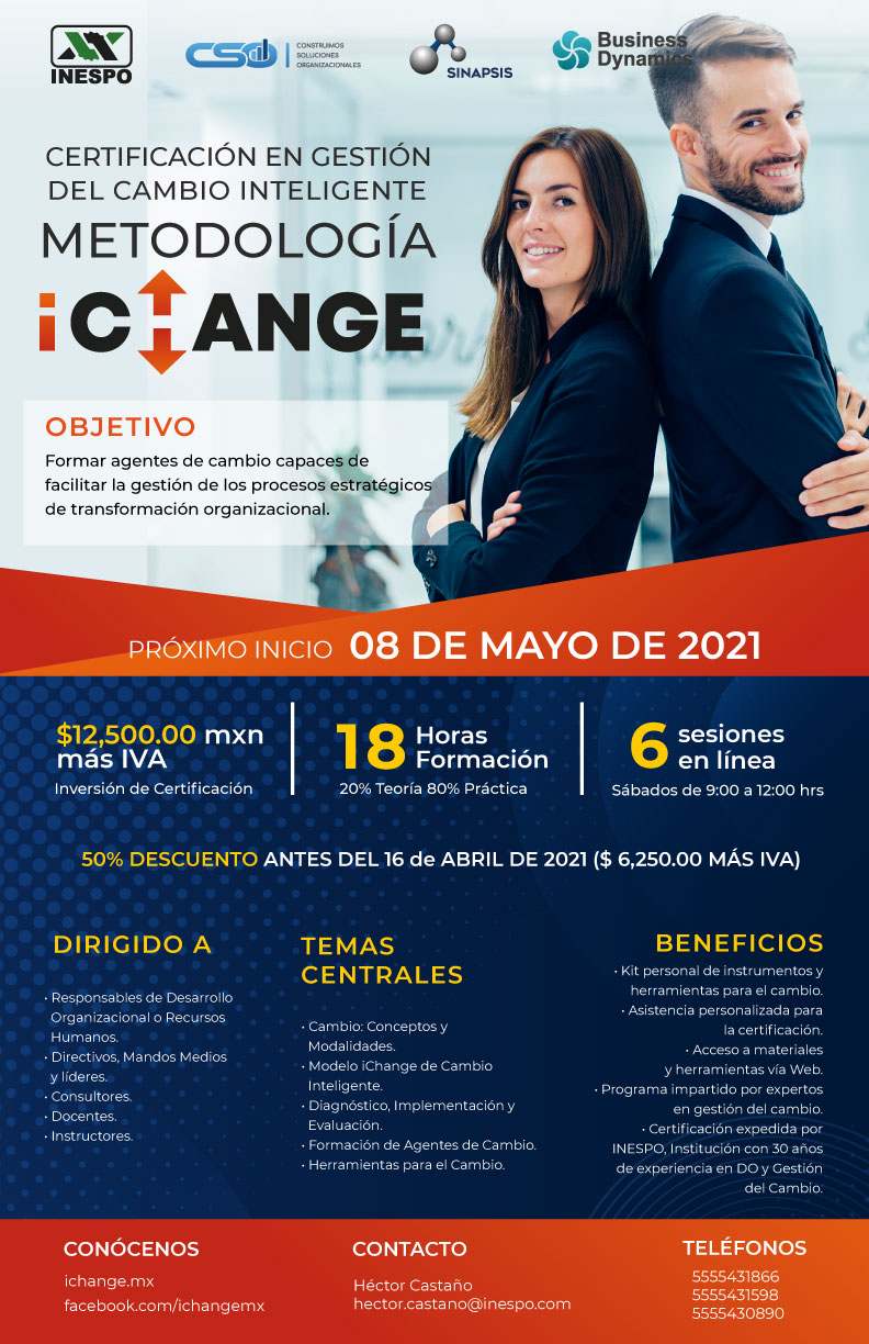 Certificación en cambio inteligente – iCHANGE